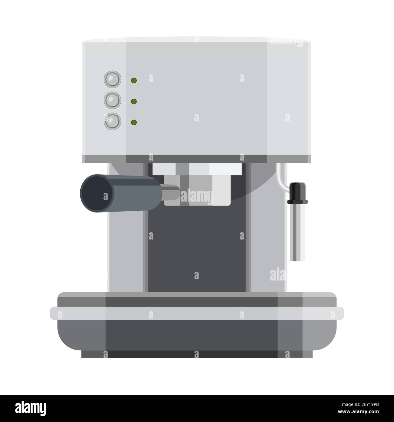 Red coffee machine icon Stock Vector Images - Alamy