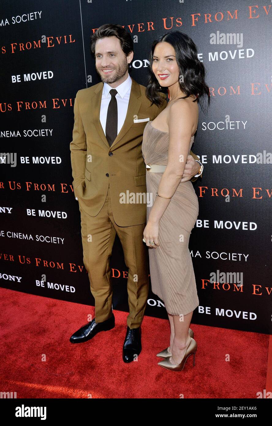 Olivia Munn and Edgar Ramirez attend the "Deliver Us From Evil ...
