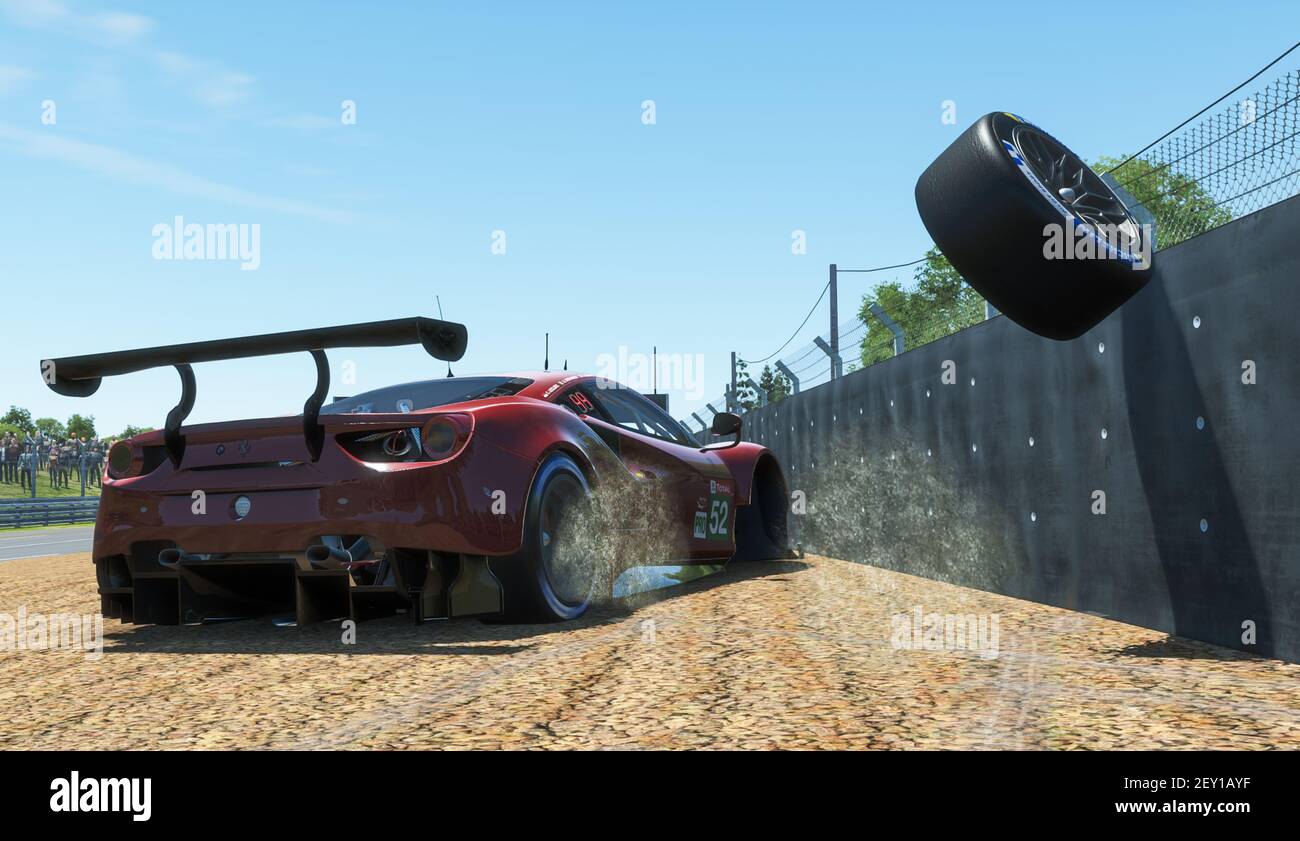 Charles leclerc ferrari 488 hi-res stock photography and images - Alamy