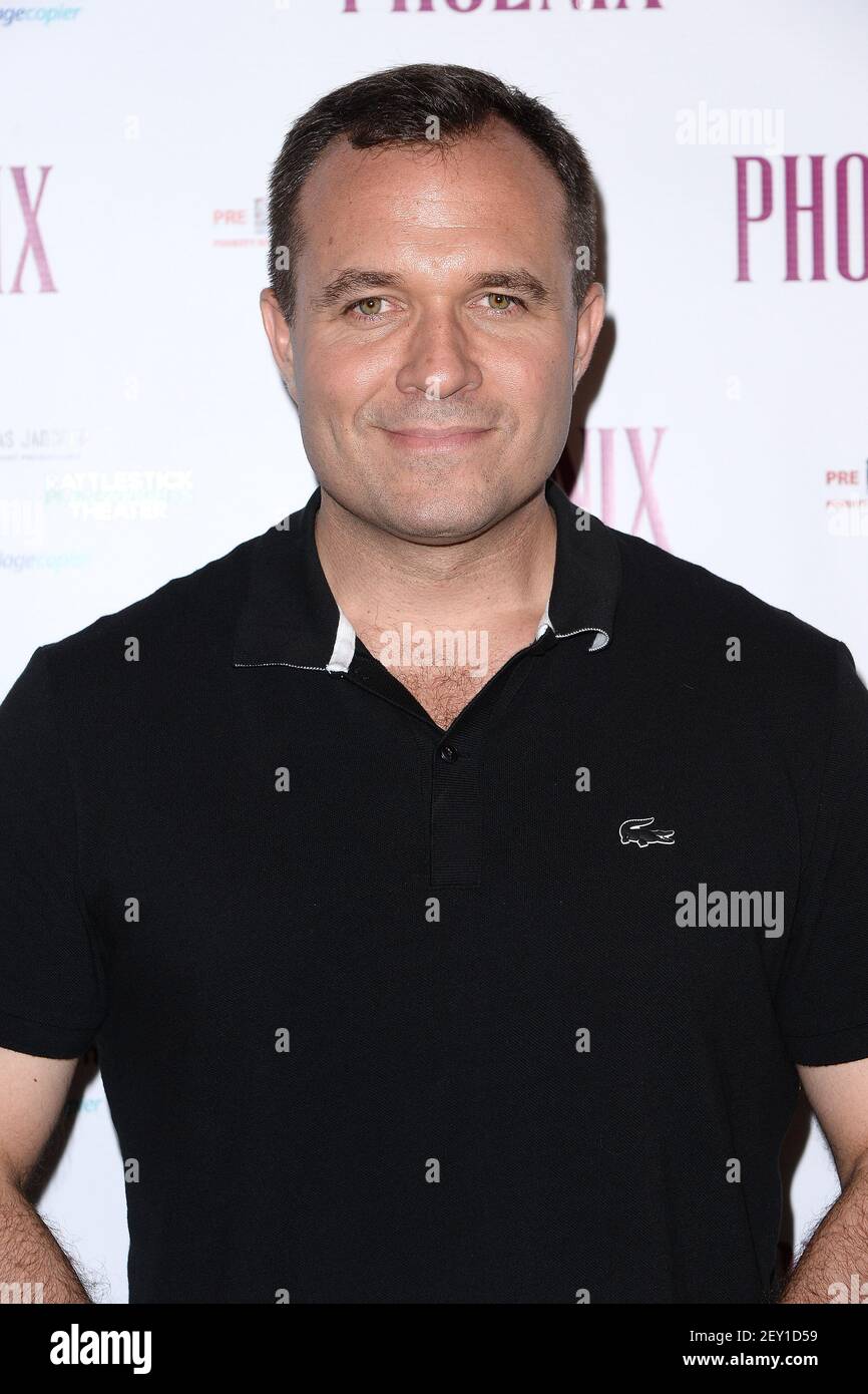 TV news anchor Greg Kelly attends the opening night for "Phoenix" at ...
