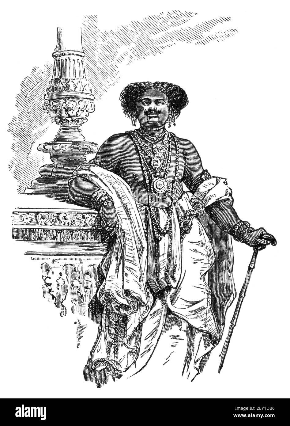 Chief from Orissa or Odisha, Eastern India. Culture and history of Asia ...