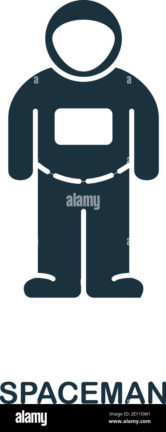 Spacemen icon. Flat style icon design. UI. Illustration of spacemen ...