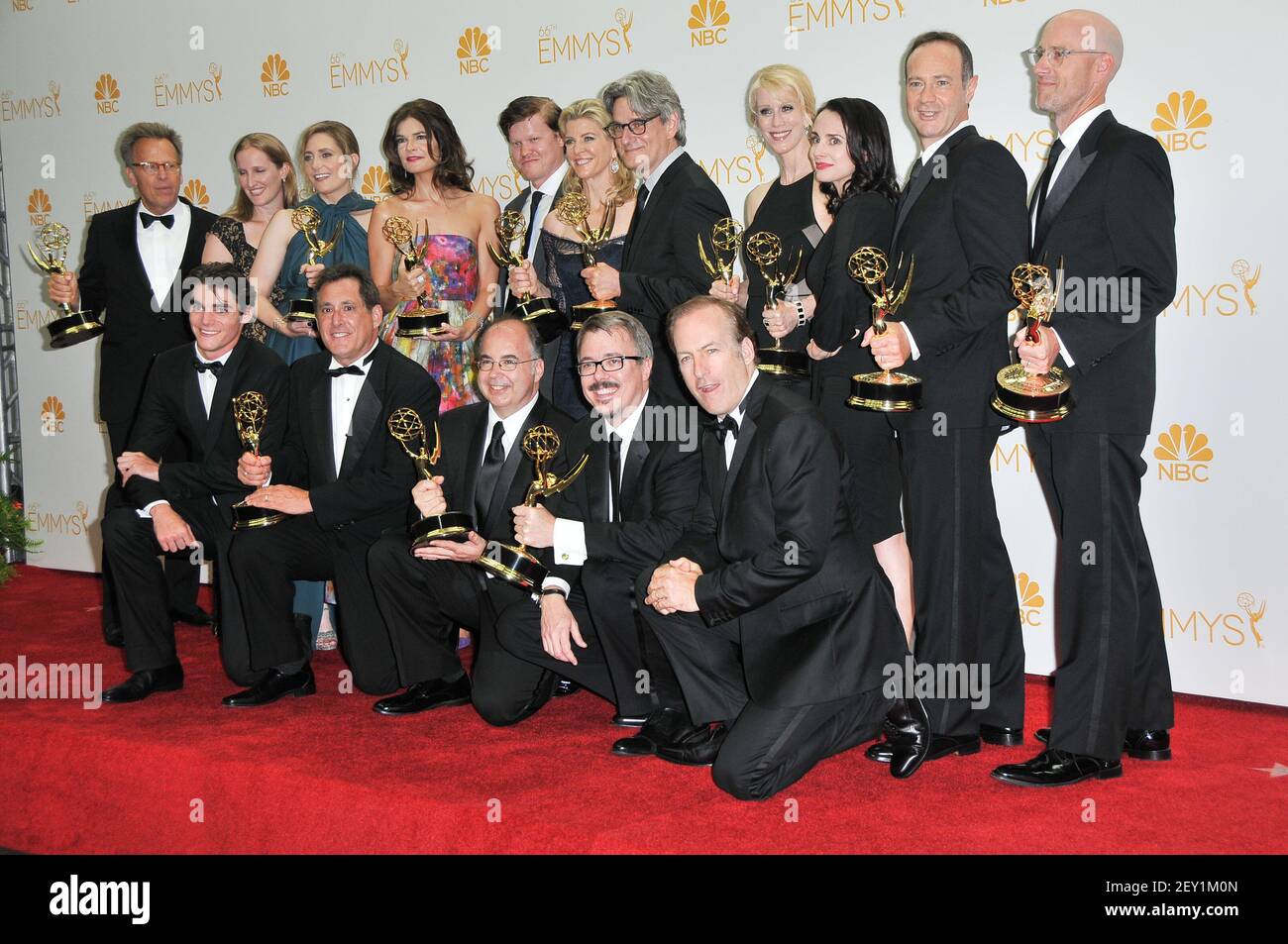 The cast of 'Breaking Bad' at the 66th Primetime Emmy Awards Photo ...