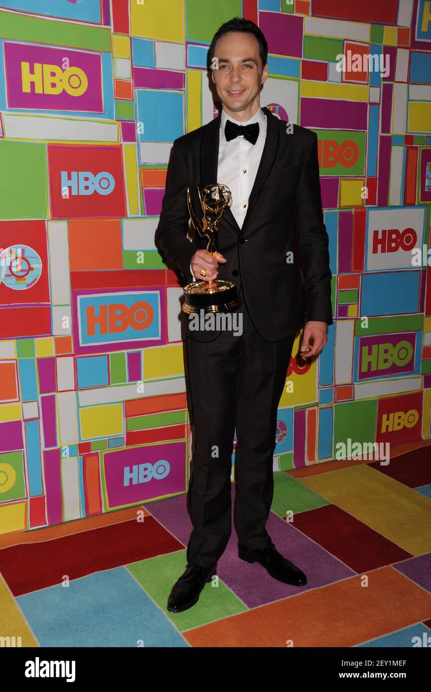 Jim Parsons arrives to the 2014 HBO Emmy Awards After Party, held at ...