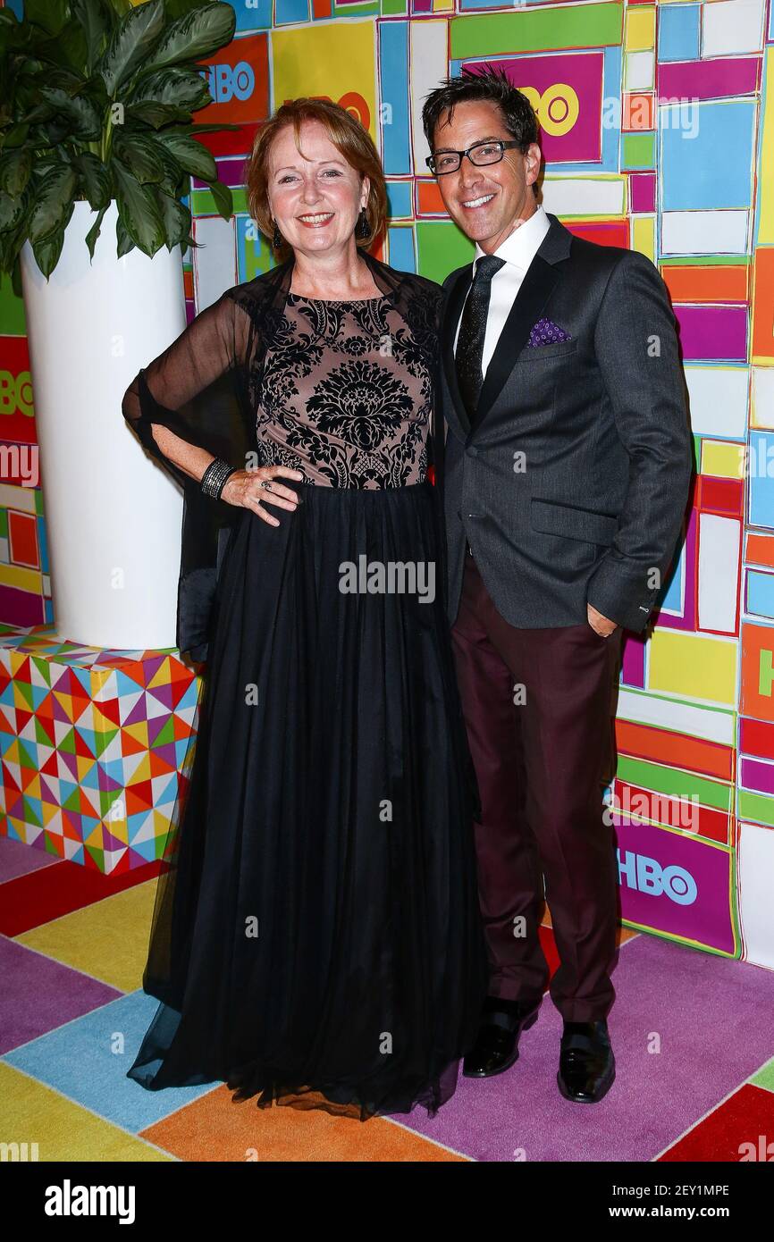 Kate Burton and Dan Bucatinsky attends HBO's Official 2014 Emmy After ...