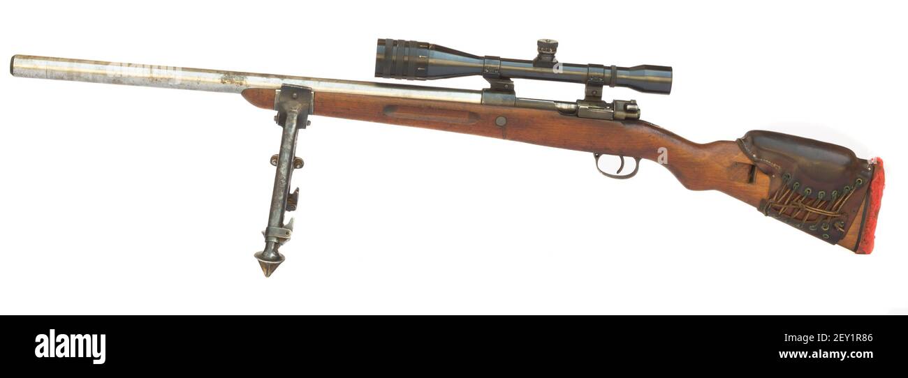 Old Sniper Rifle Stock Photo - Alamy