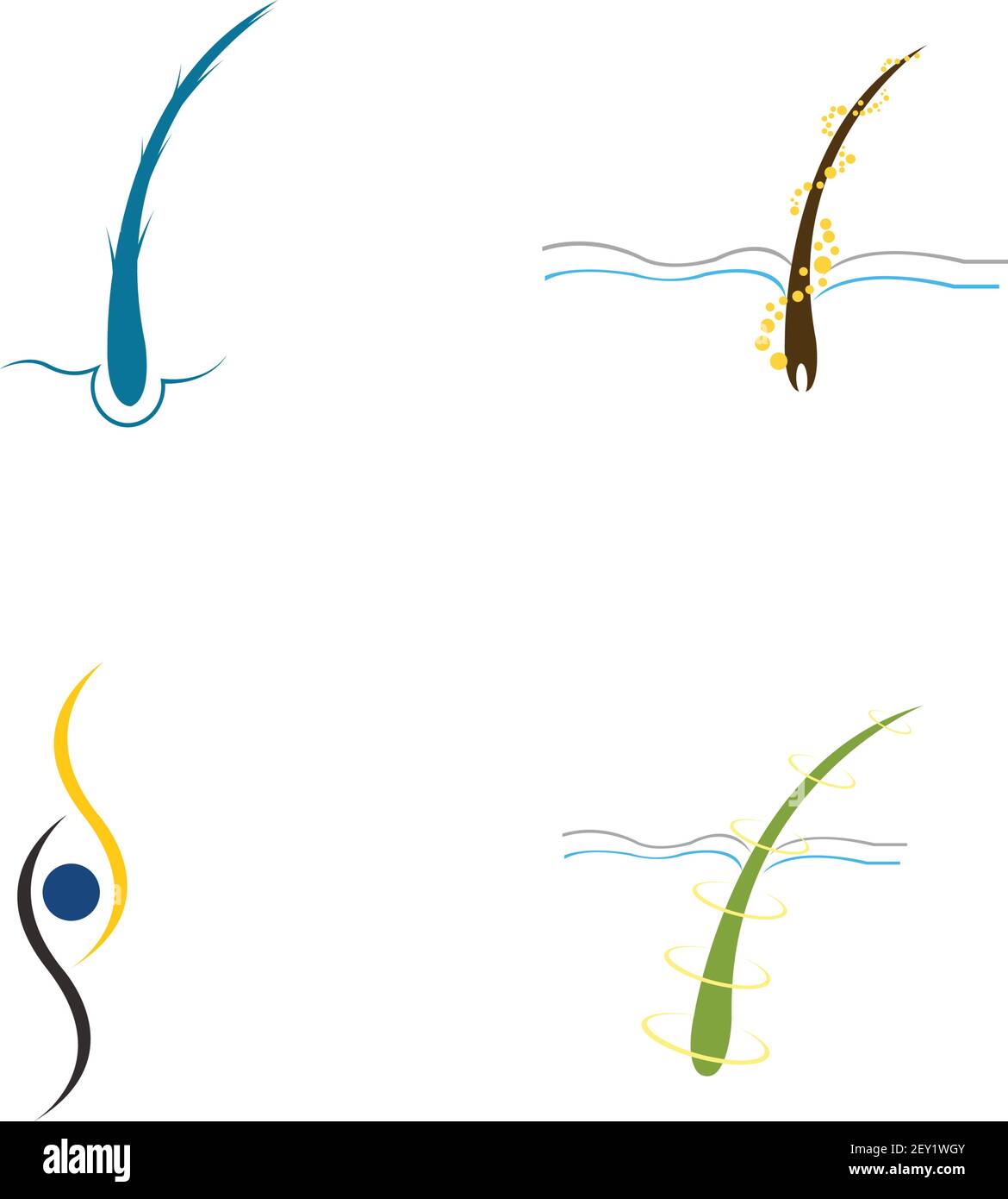 Hair treatments vector icon Illustration design template Stock Vector ...