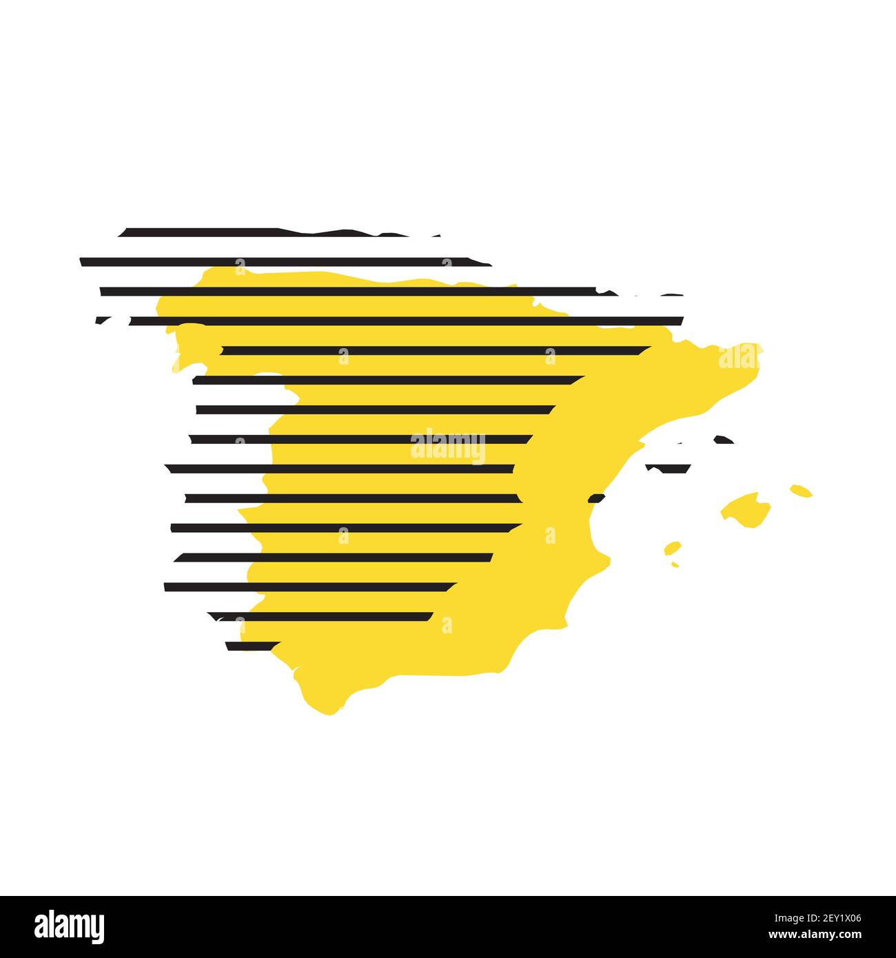 Stripe border the spain Stock Vector Images - Alamy