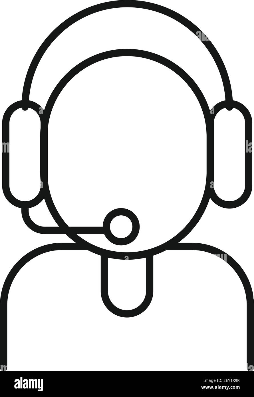 Mail technical icon outline Stock Vector Images - Alamy