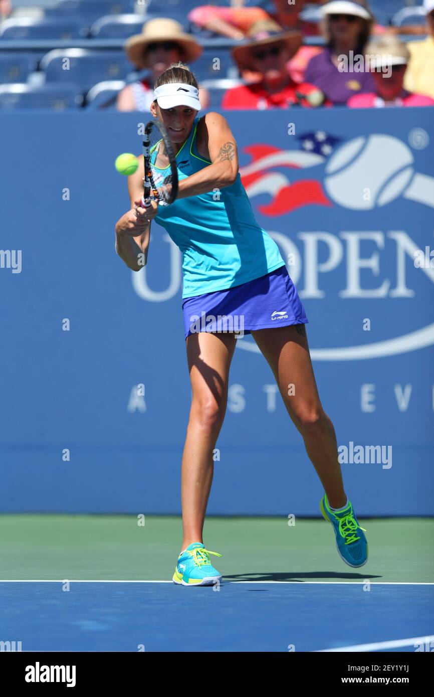 New York NY. Karolina Pliskova (CZE) during Day 4 match during the 2014 US Open at the Billie ...