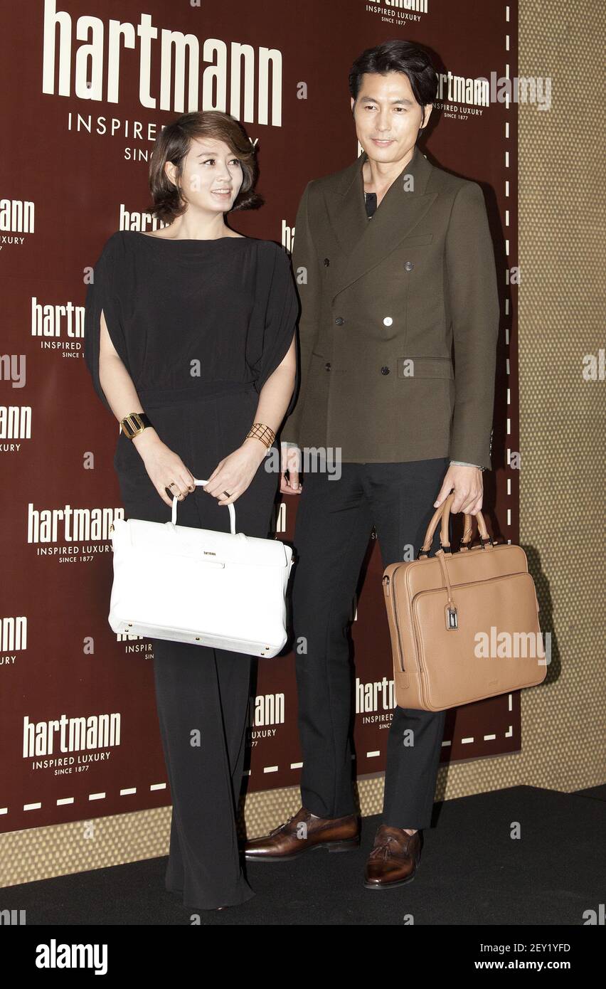 27 August 2014 - Seoul, South Korea : (L to R) South Korean actress Kim ...