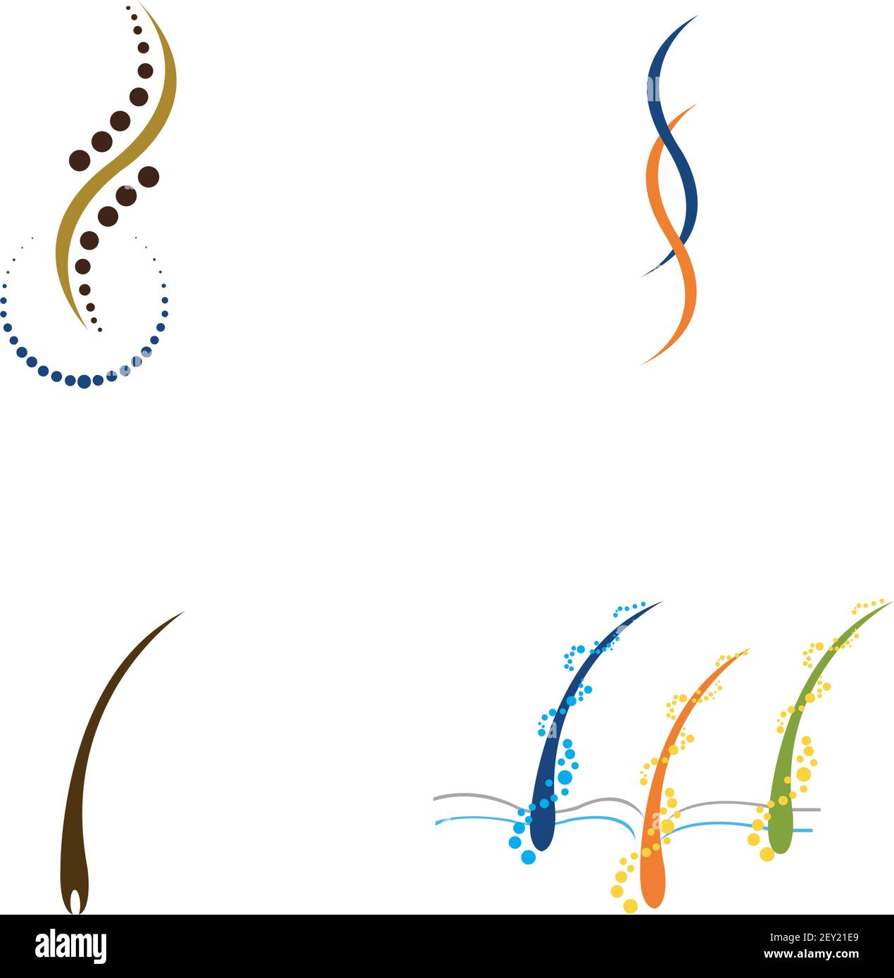 Hair treatments vector icon Illustration design template Stock Vector ...