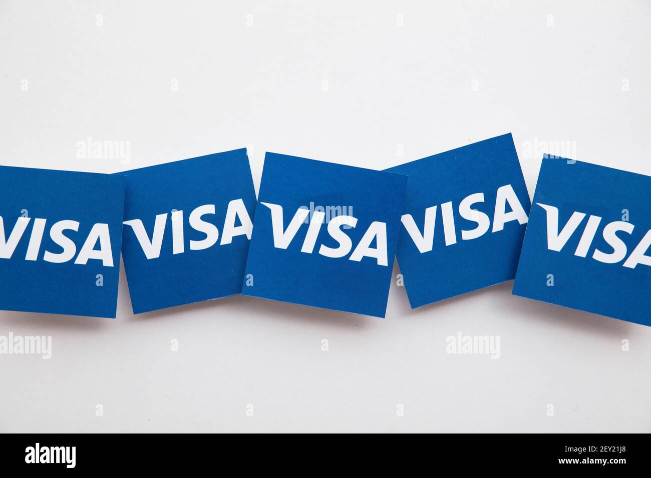 Visa logo visa international service hi-res stock photography and ...