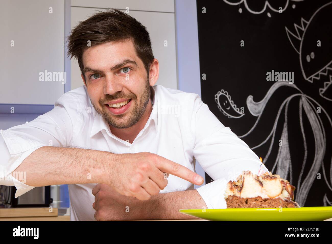 Celebrating man holiday hi-res stock photography and images - Alamy