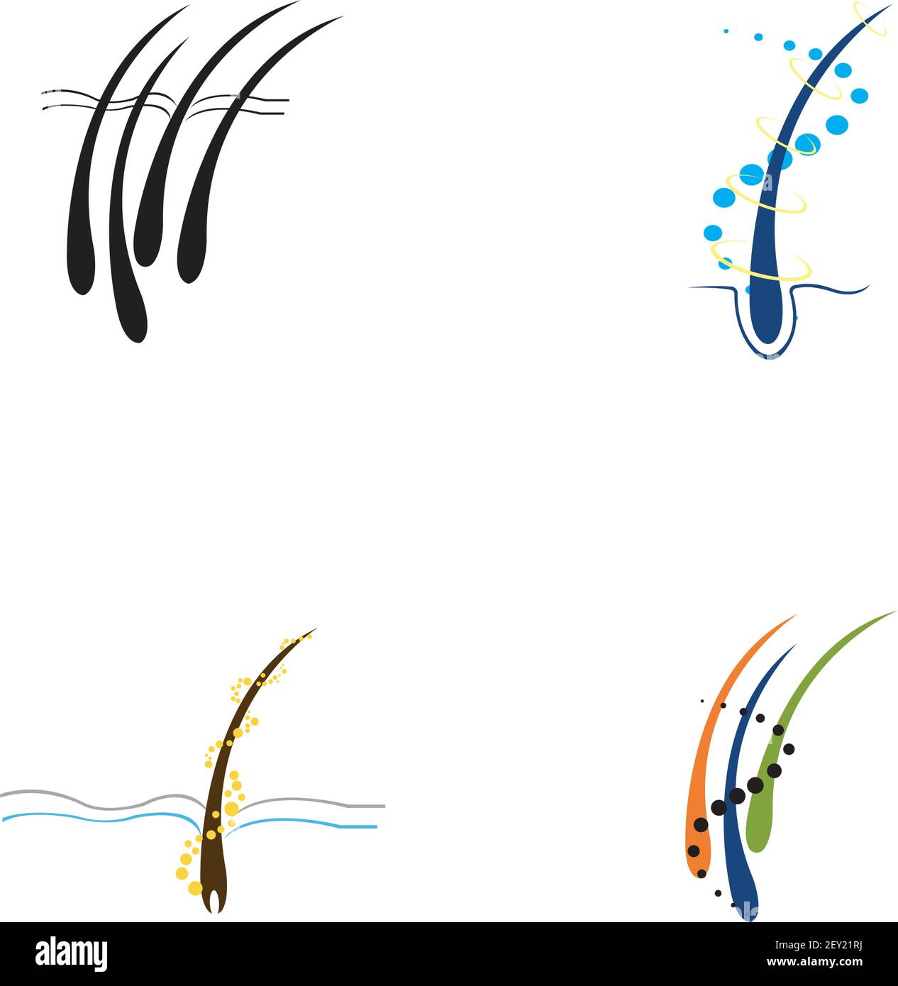 Hair treatments vector icon Illustration design template Stock Vector ...