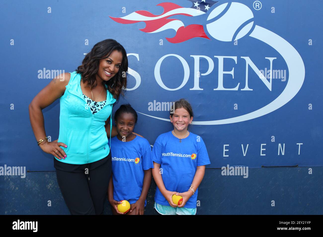 New York NY. Former Boxing Champion Laila Ali Host Youth Tennis ...