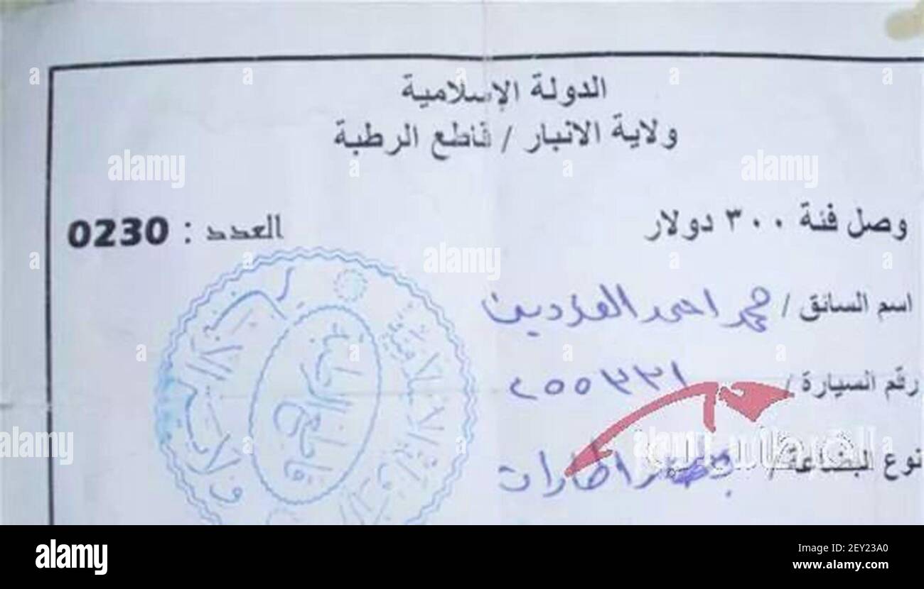 The Islamic State (ISIS) has been issuing fake receipts to keep trade ...