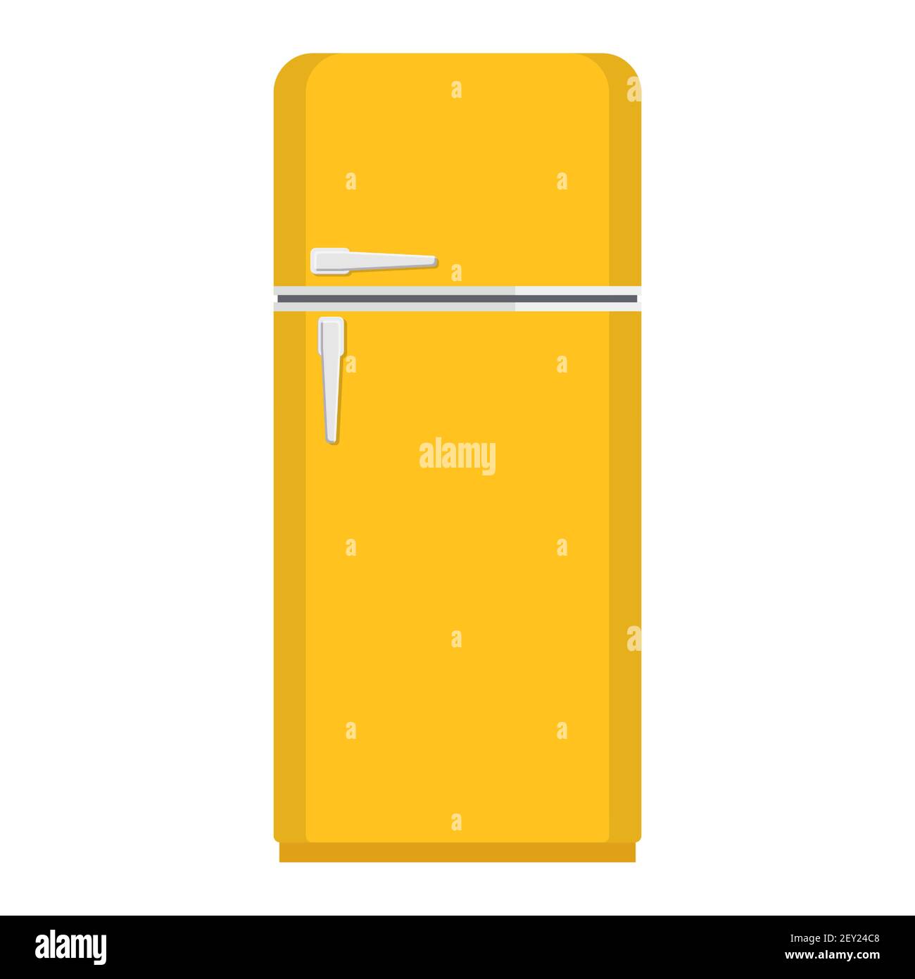 retro Fridge Freezer refrigerator Stock Vector Image & Art - Alamy