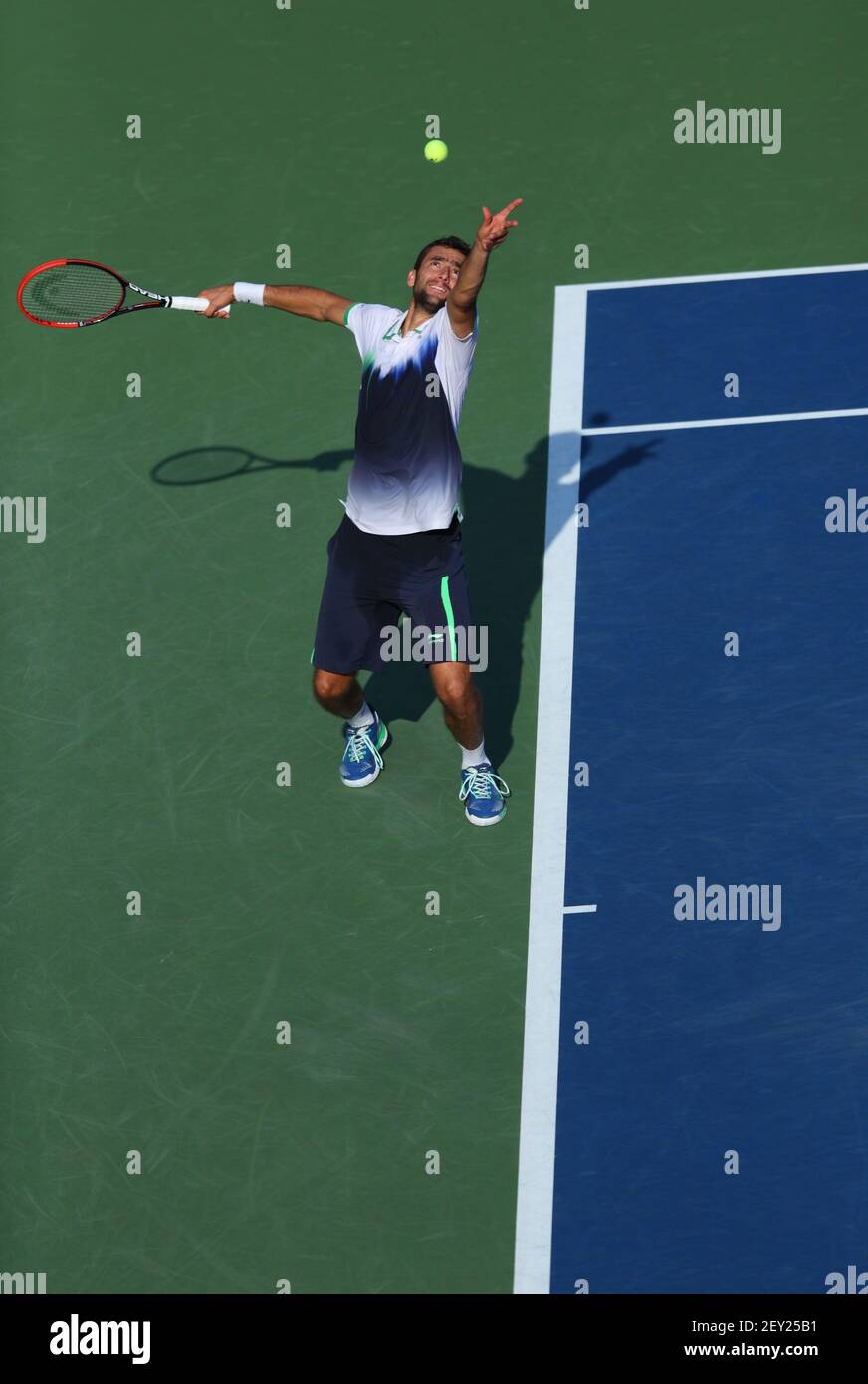 New York NY. Marin Cilic (CRO) during Day 11 match during the 2014 US ...