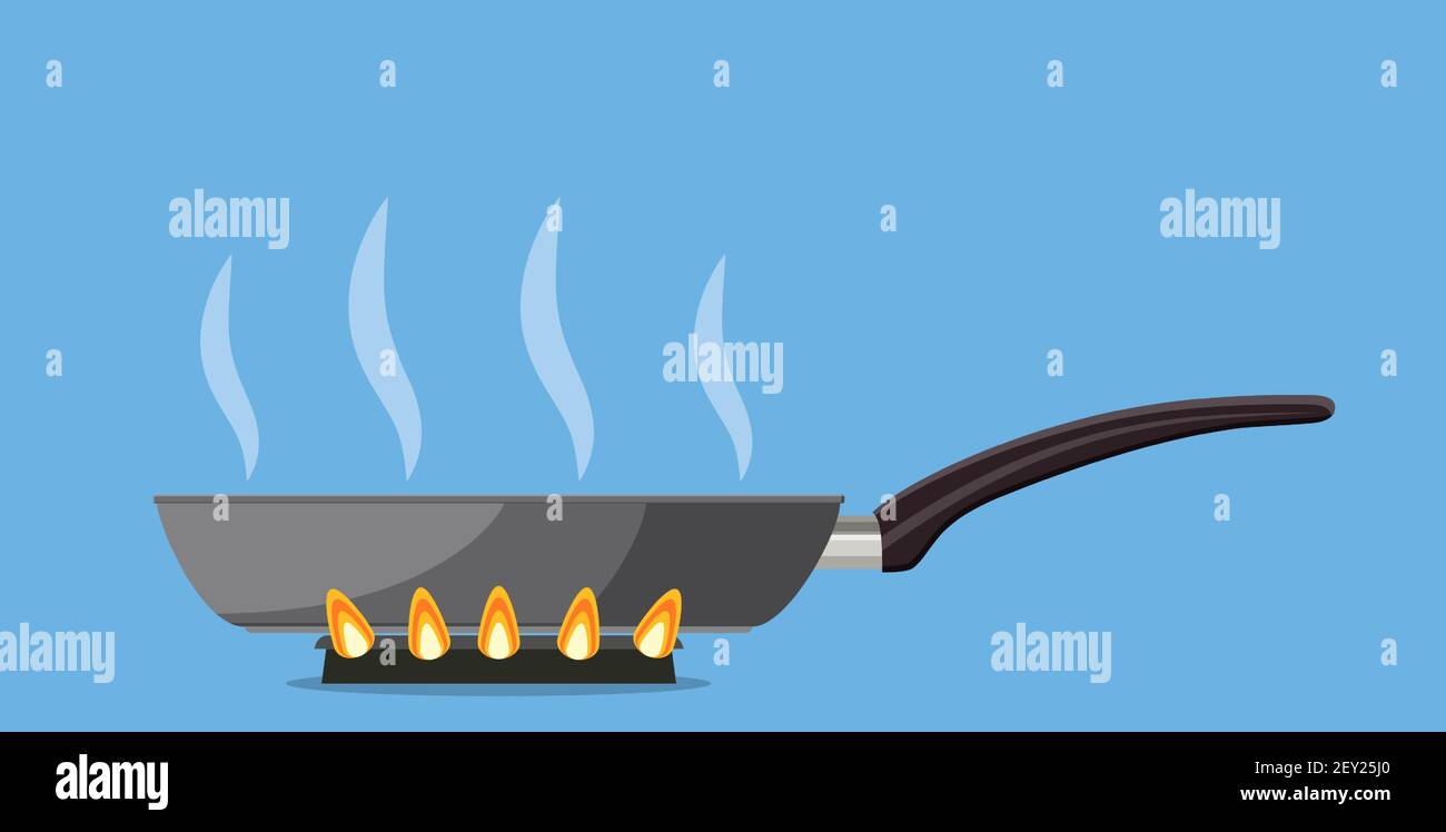 High heat cooking Stock Vector Images - Alamy