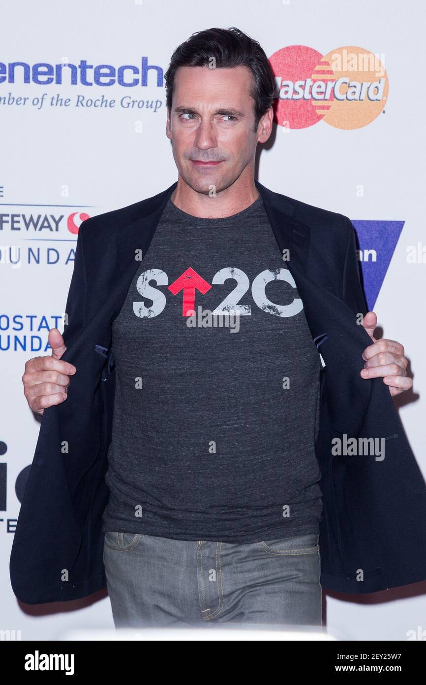 Jon Hamm attends the 4th Biennial Stand Up To Cancer (SU2C), A Program ...