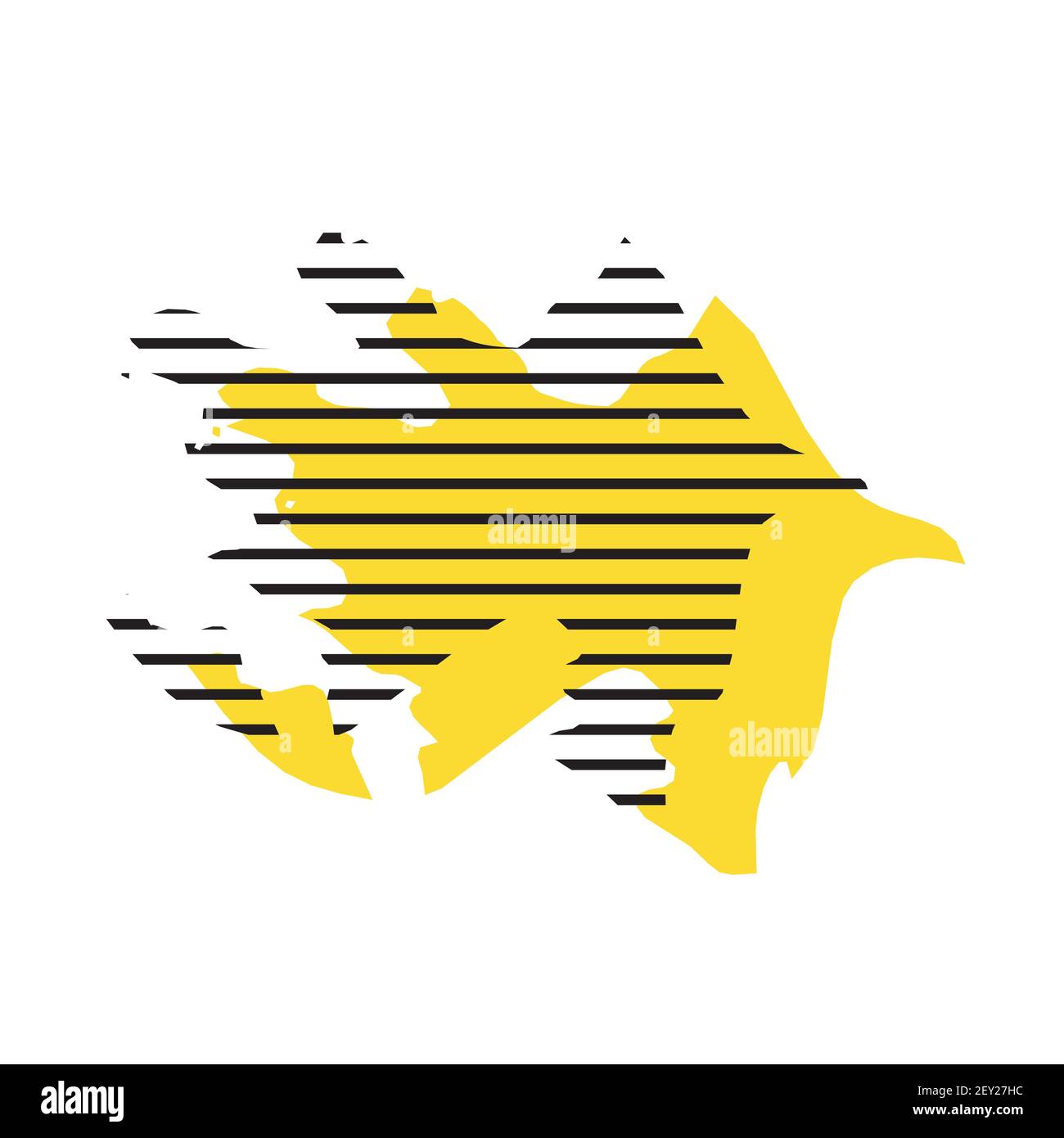 Area azerbaijan isolated on Stock Vector Images - Alamy