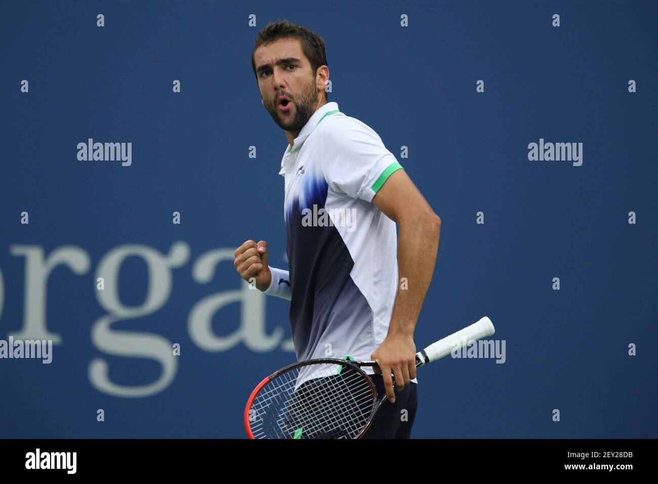 New York NY. Marin Cilic (CRO) during Day 13 match during the 2014 US ...