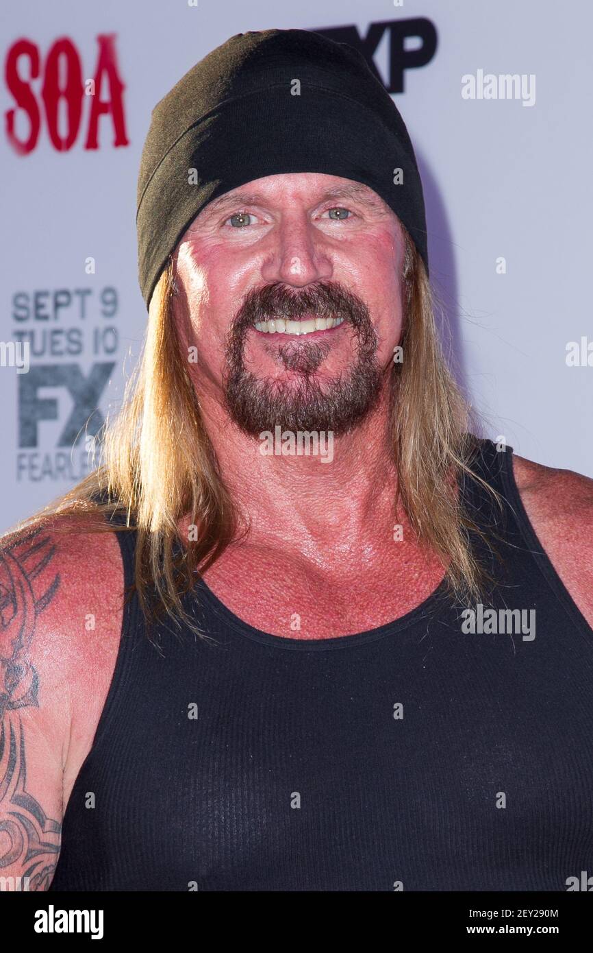 Rusty Coones attends the Final Season Premiere Screening of "Sons Of Anarchy" held at TCL ...