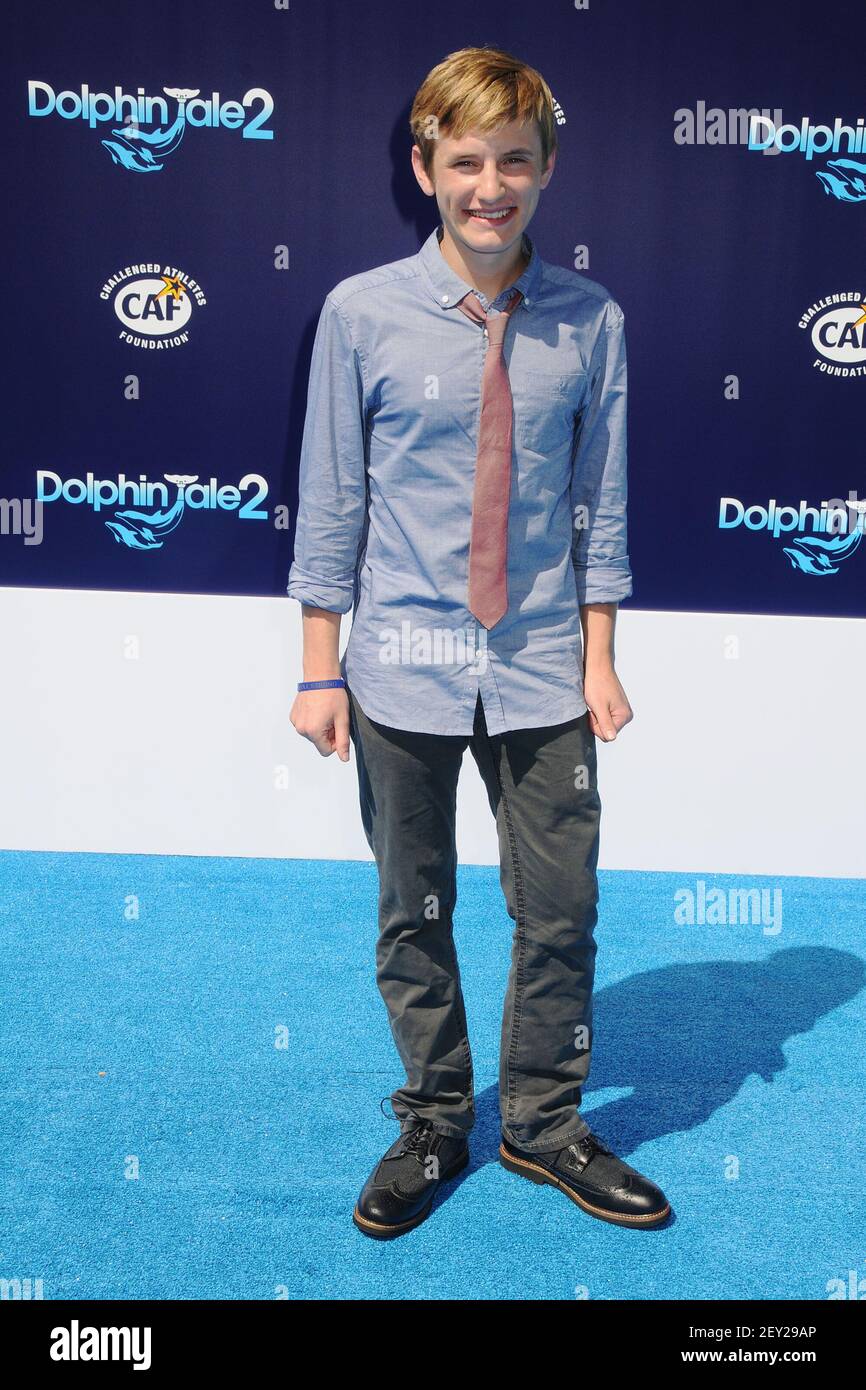 7 September 2014 - Westwood, California - Nathan Gamble. "Dolphin Tale ...
