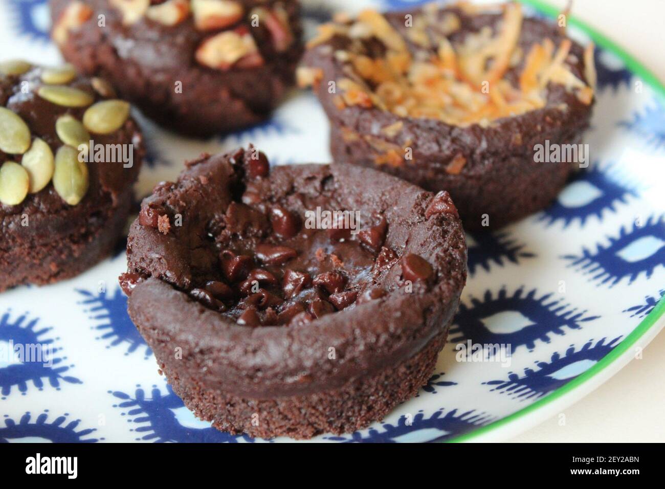 These fudgy brownie bites actually contain black beans instead of flour ...
