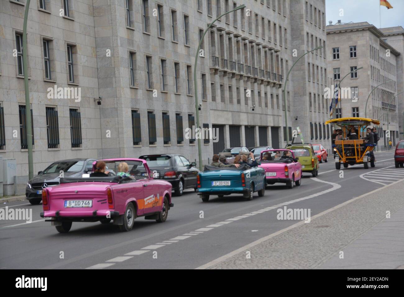 On a Trabi Safari, travelers get to drive through the city -- and ...