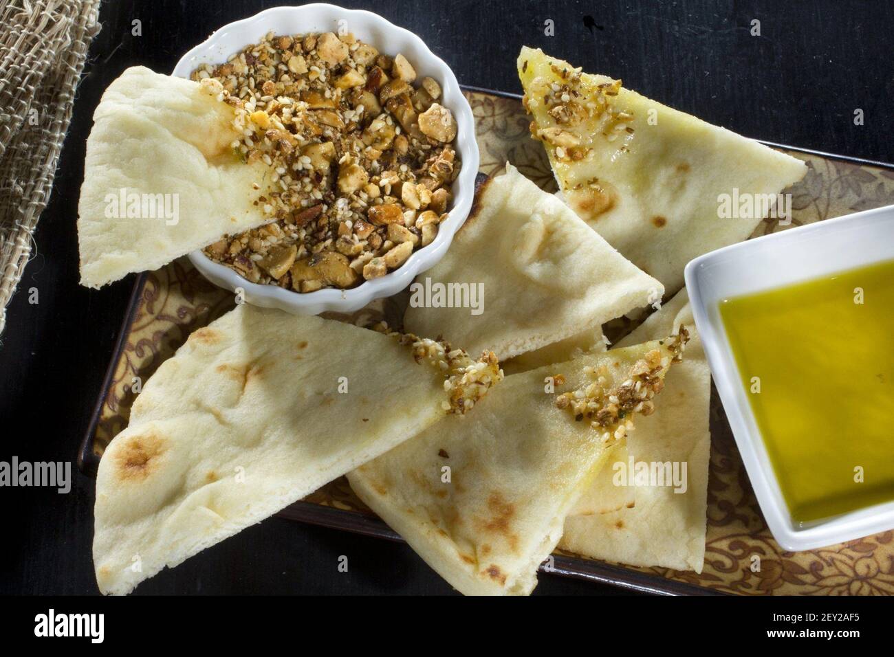 Spicy dukkah is a healthy dip for pita and veggies. (Photo by Tammy ...