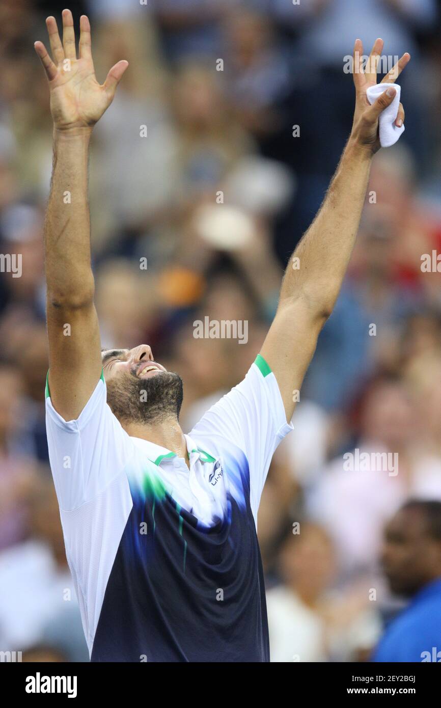 Marin Cilic (CRO) wins the 2014 US OPEN Men's Tennis Tournament held at ...