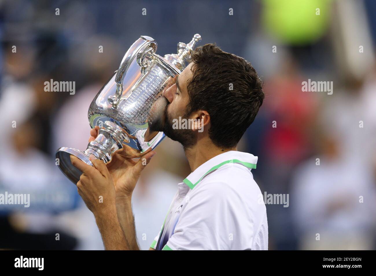 Marin Cilic (CRO) wins the 2014 US OPEN Men's Tennis Tournament held at ...