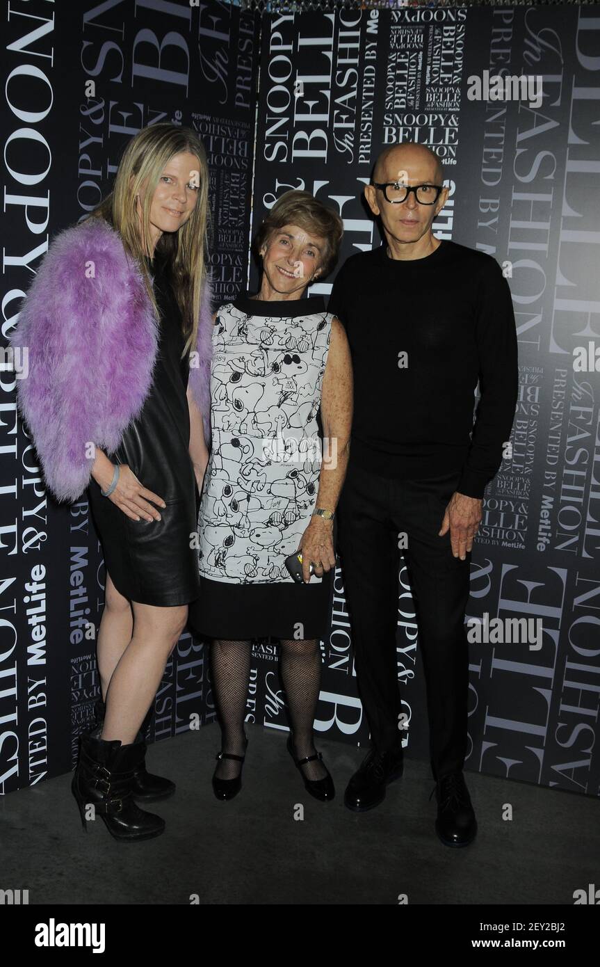 Yvonne Force Villareal, Jean Schulz, James Gager attends Snoopy and ...