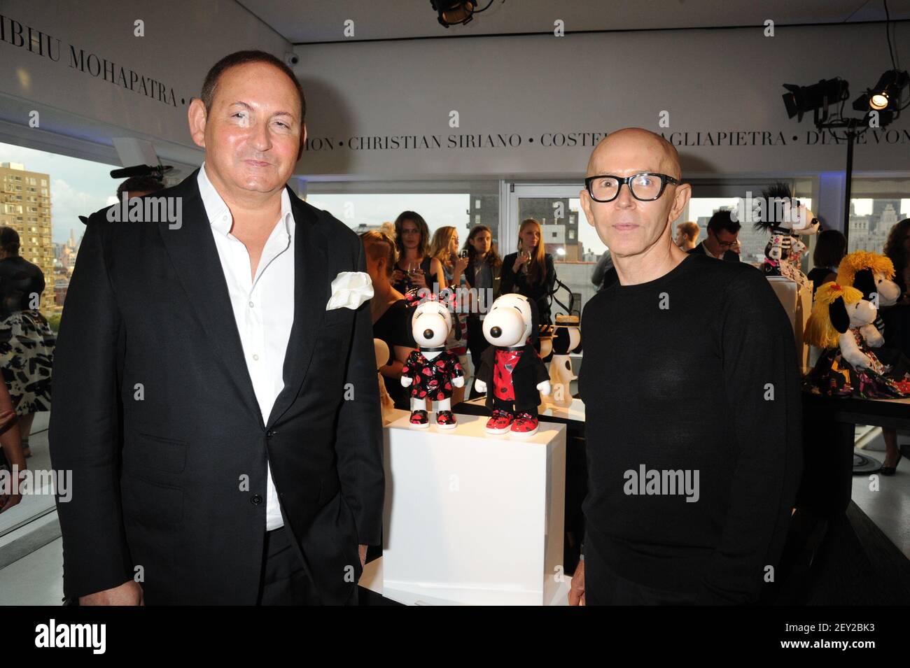 John Dempsey, James Gager attends Snoopy and Belle in Fashion Launch ...