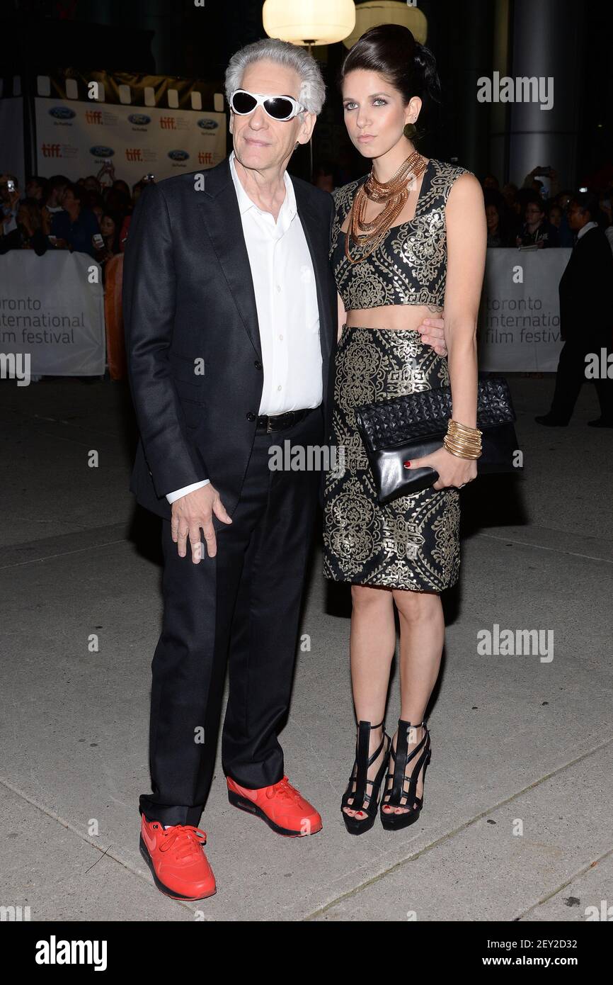 (L-R) Director David Cronenberg and daughter Caitlin Cronenberg attends ...