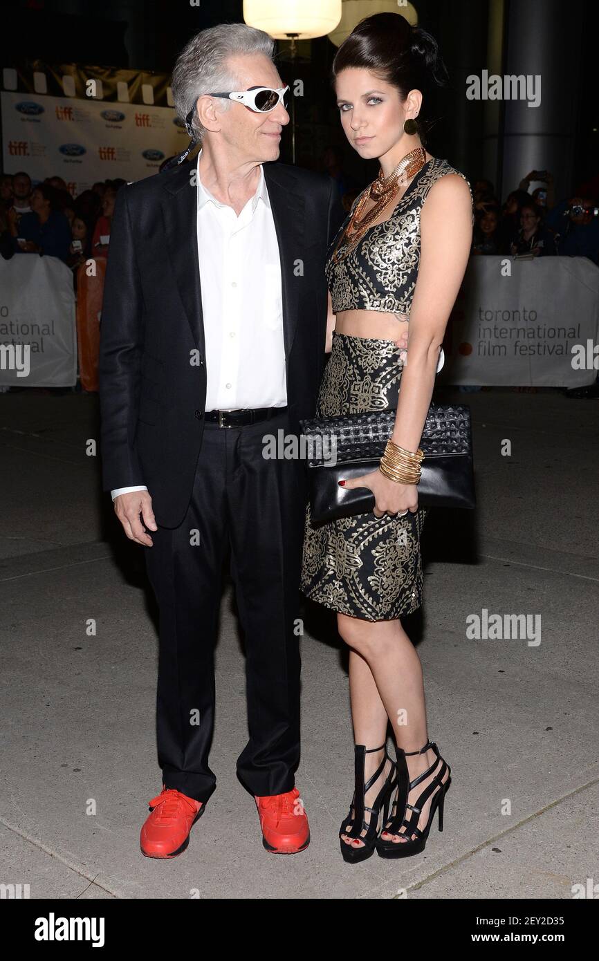 (L-R) Director David Cronenberg and daughter Caitlin Cronenberg attends ...