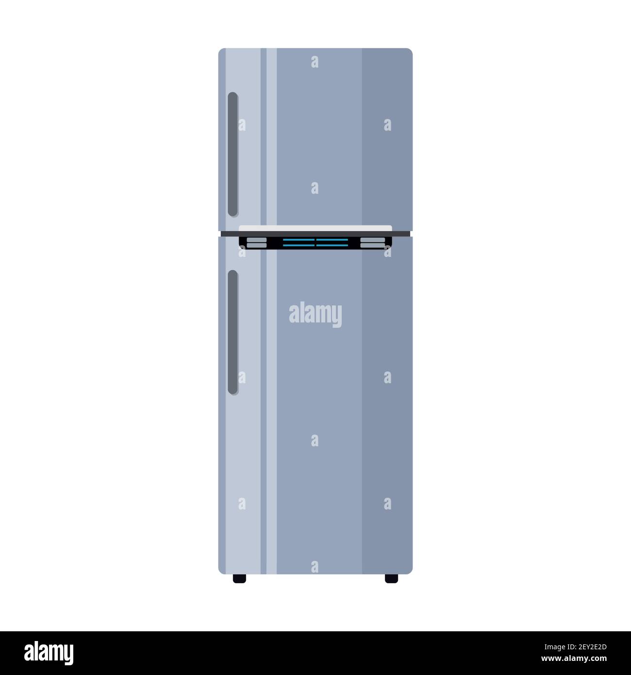 Modern Fridge Freezer refrigerator Stock Vector Image & Art - Alamy