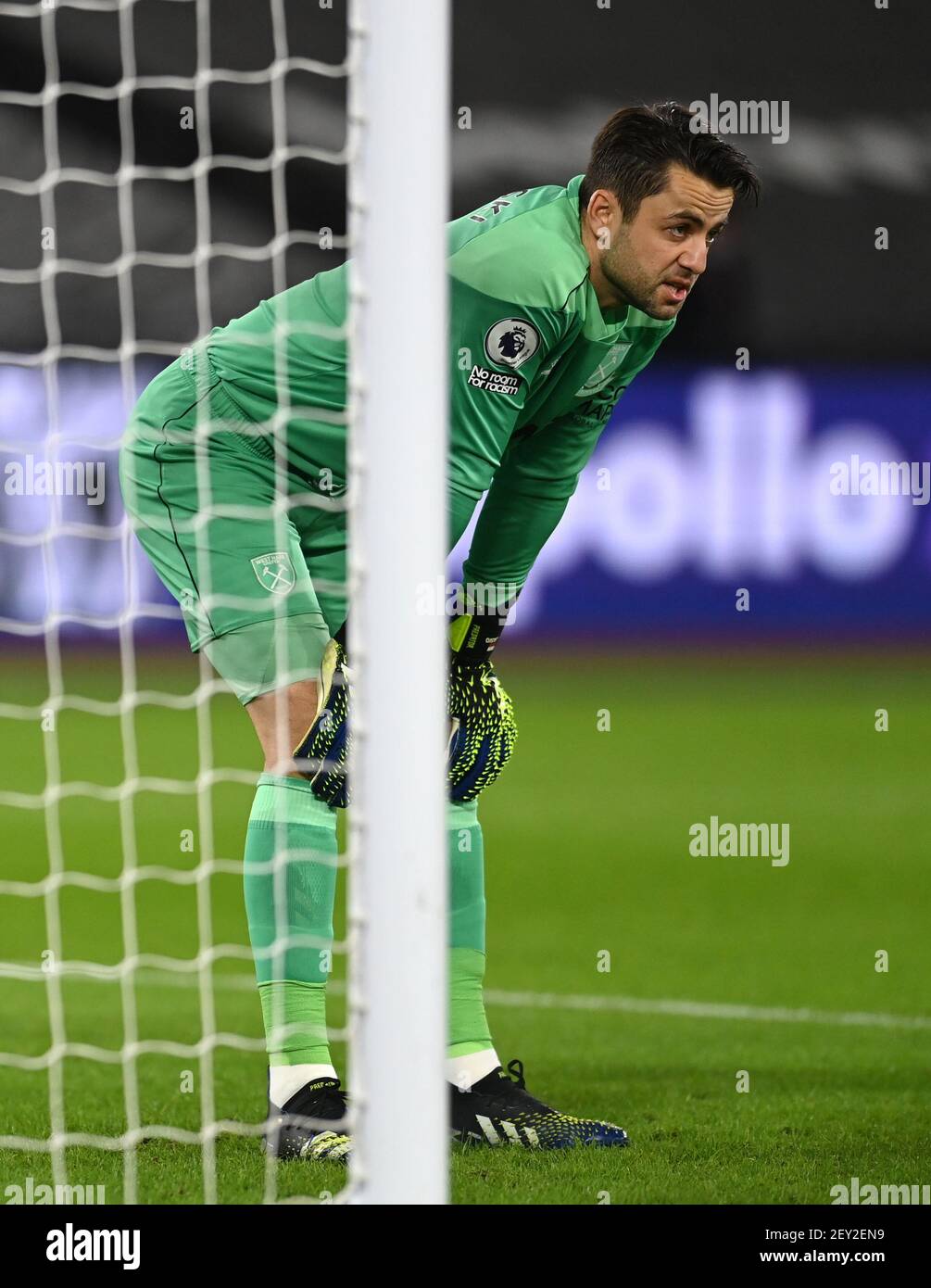 File photo dated 15-02-2021 of West Ham United goalkeeper Lukasz ...