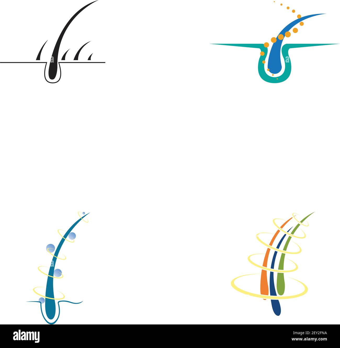 Hair treatments vector icon Illustration design template Stock Vector ...