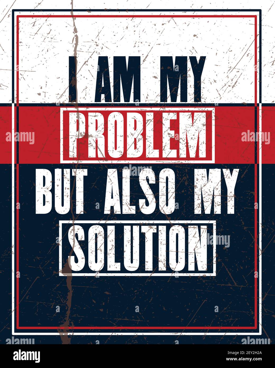 Inspiring motivation quote with text I Am My Problem But Also My ...
