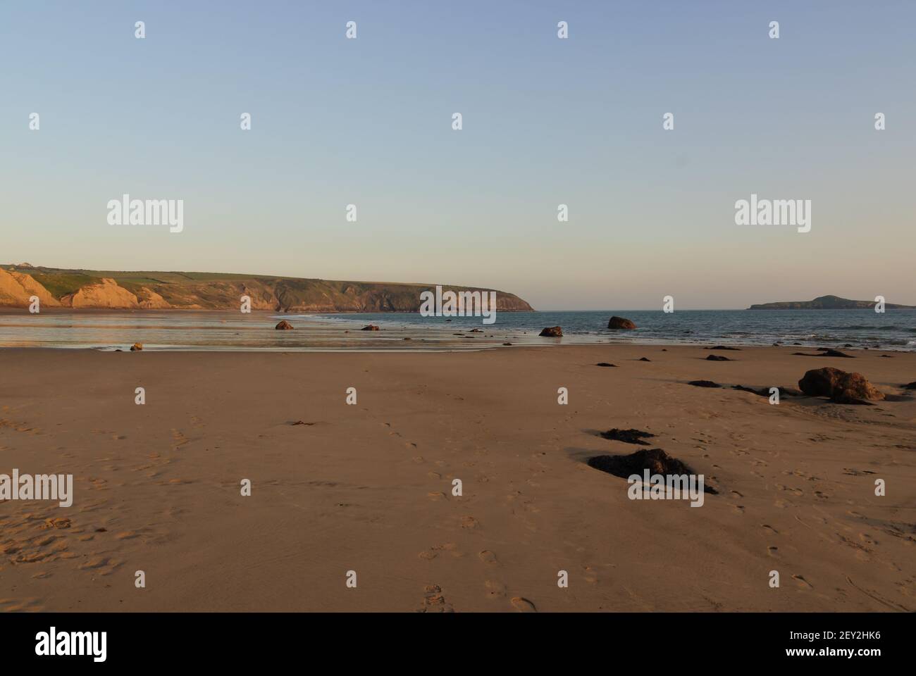 Aberdaron Bay on the Llyn peninsula in West Wales Stock Photo - Alamy