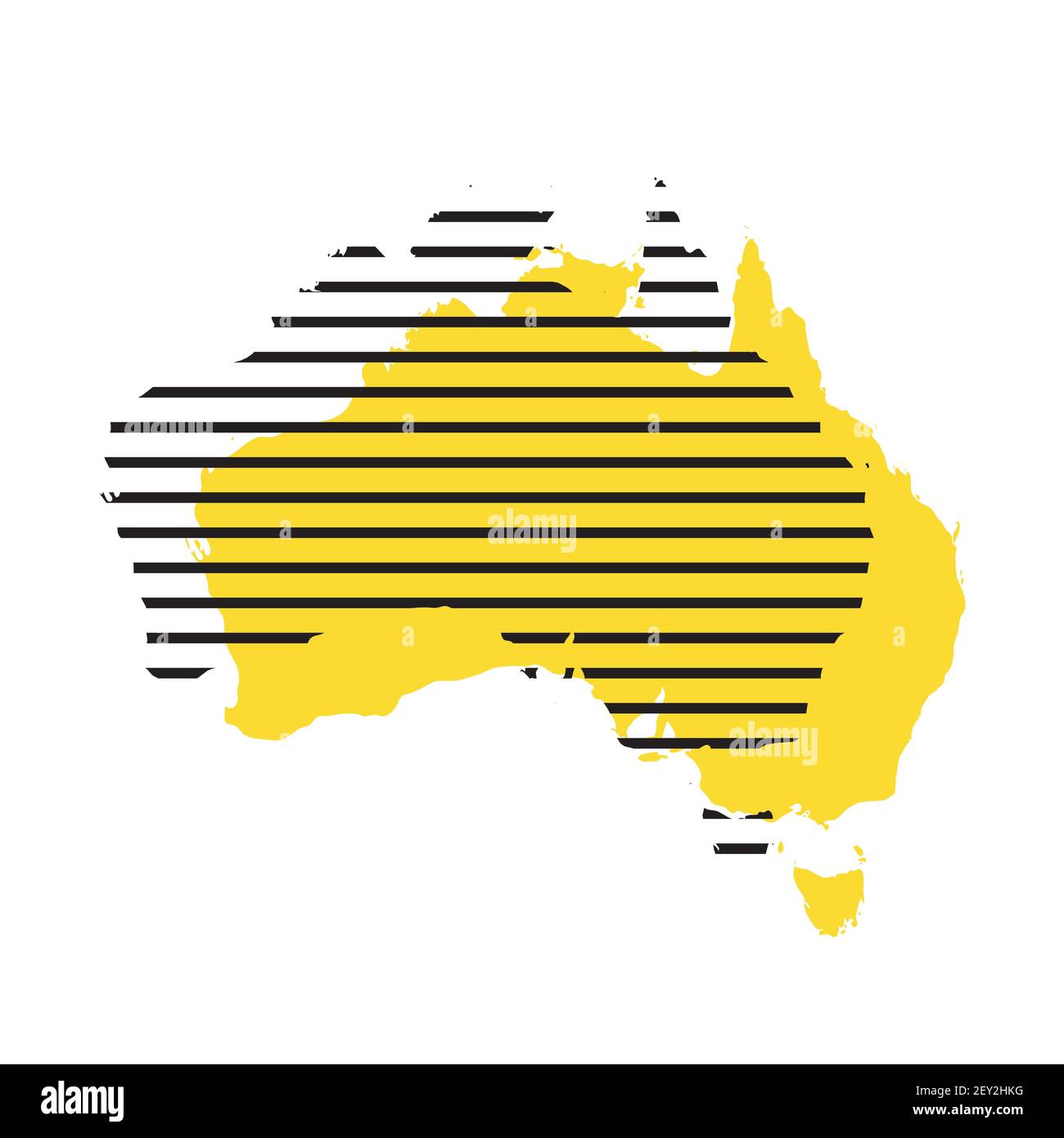 Australia - country silhouette Stock Vector Image & Art - Alamy