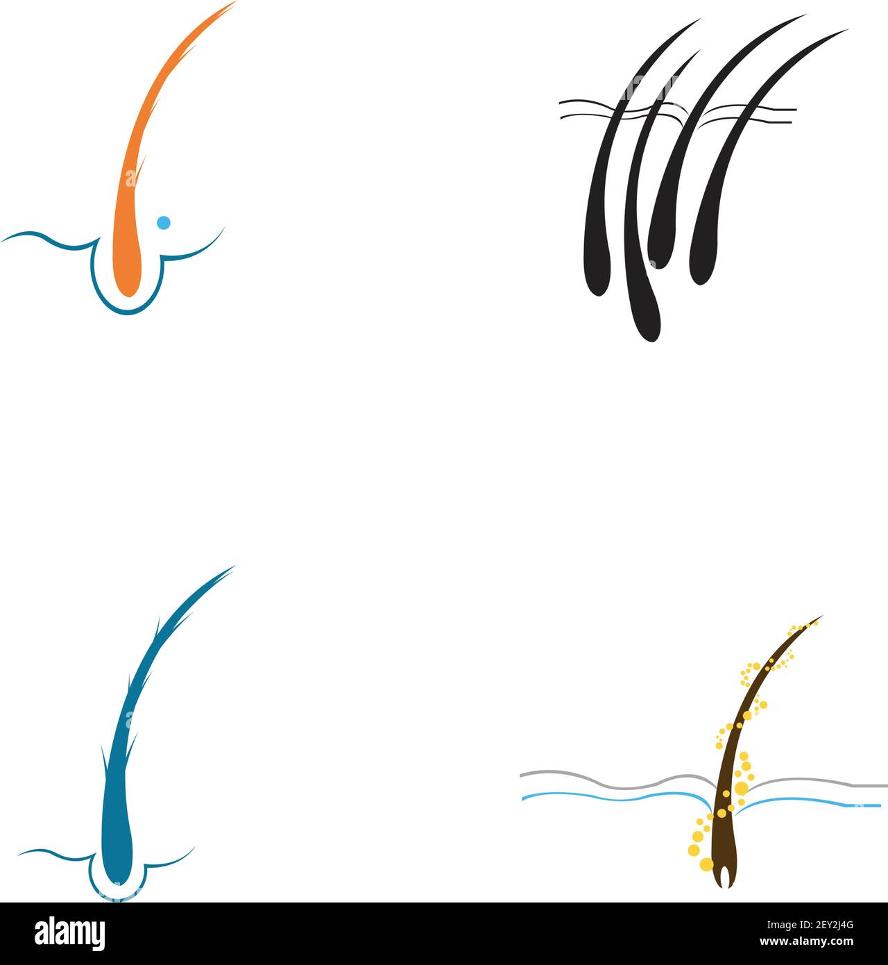 Hair treatments vector icon Illustration design template Stock Vector ...