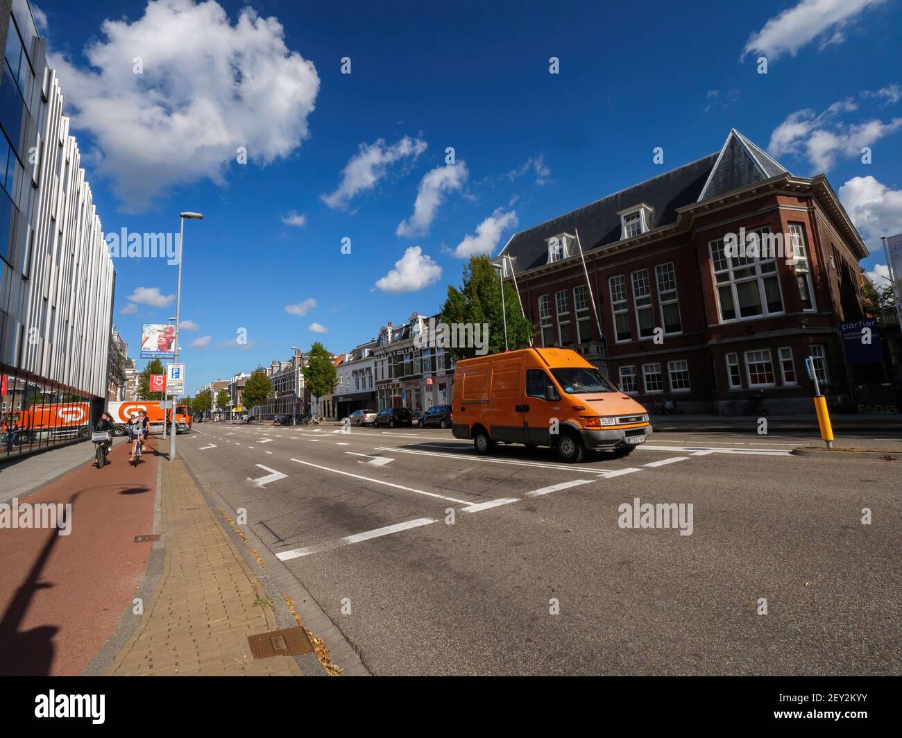 The Netherlands - Aug 19, 2018: Brand-new IVECO van from the Dutch post ...