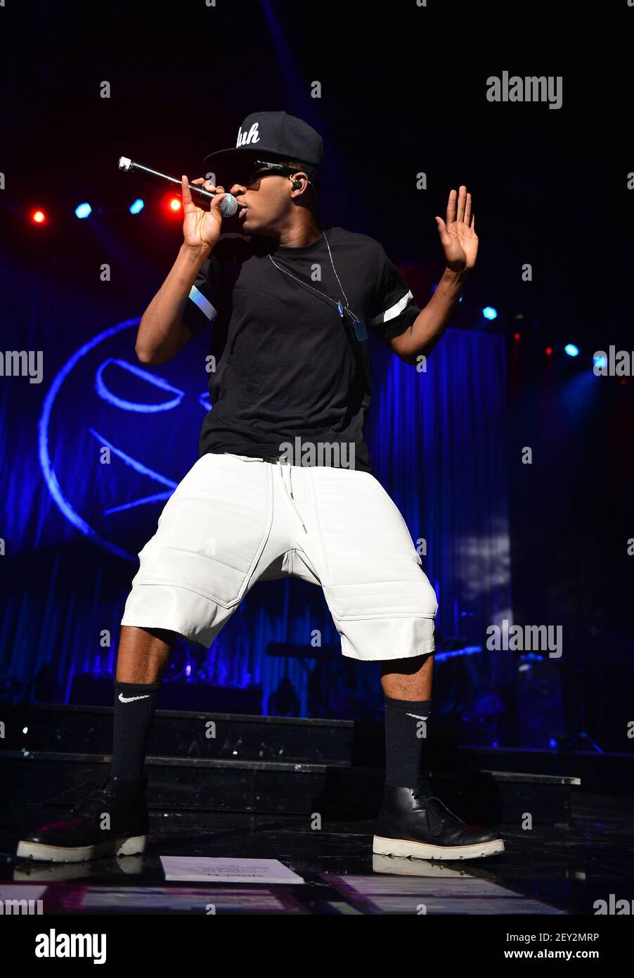 Malcolm Kelley of MKTO performs during Demi World Tour at American ...