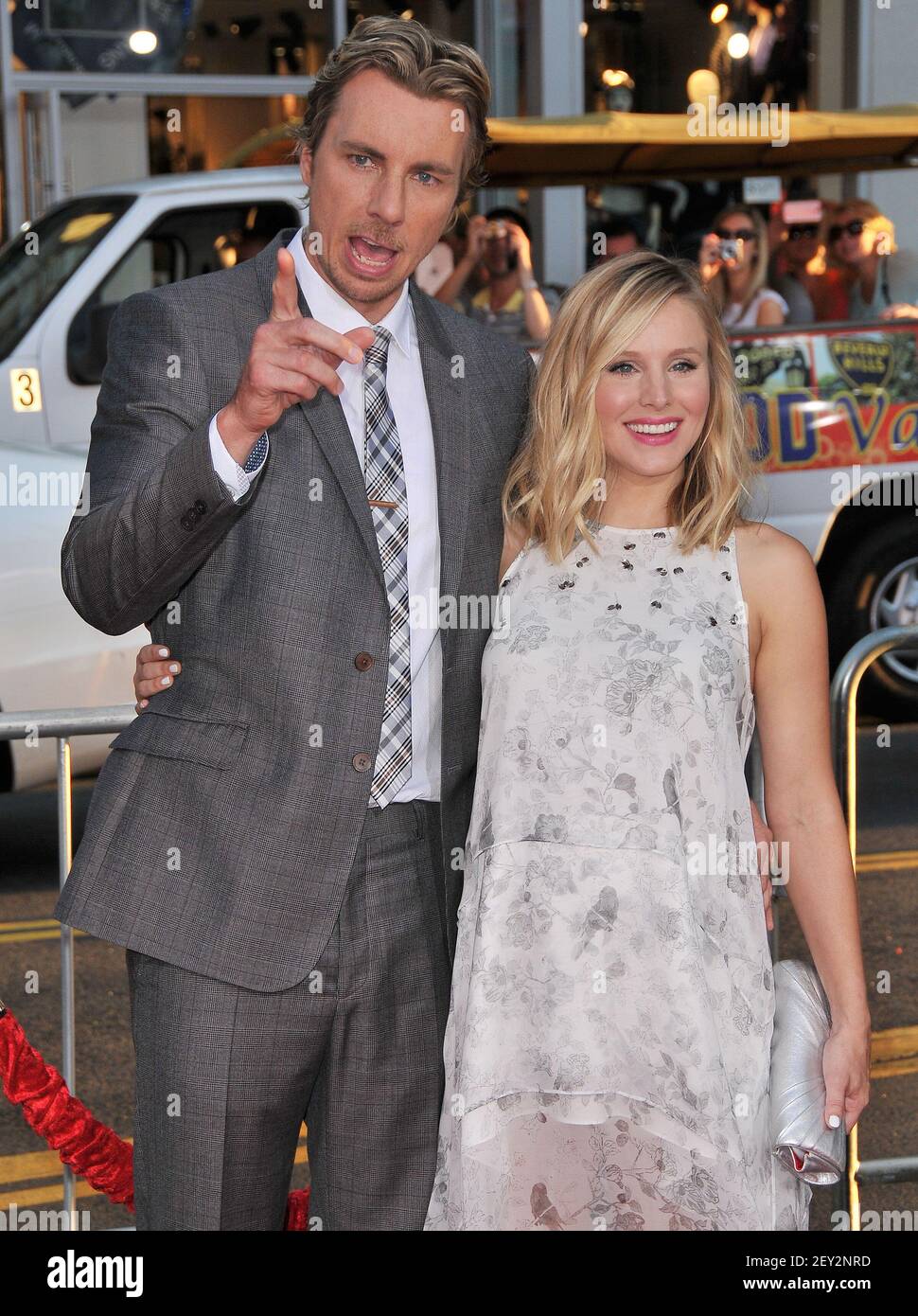 Dax Shepard & Kristen Bell at "This Is Where I Leave You" Los Angeles Premiere held at the TCL ...