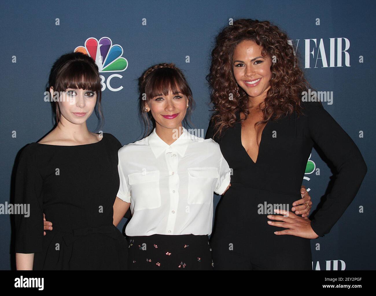 Cristin Miloti, Rashida Jones, Lenora Crichlow attends The NBC ...