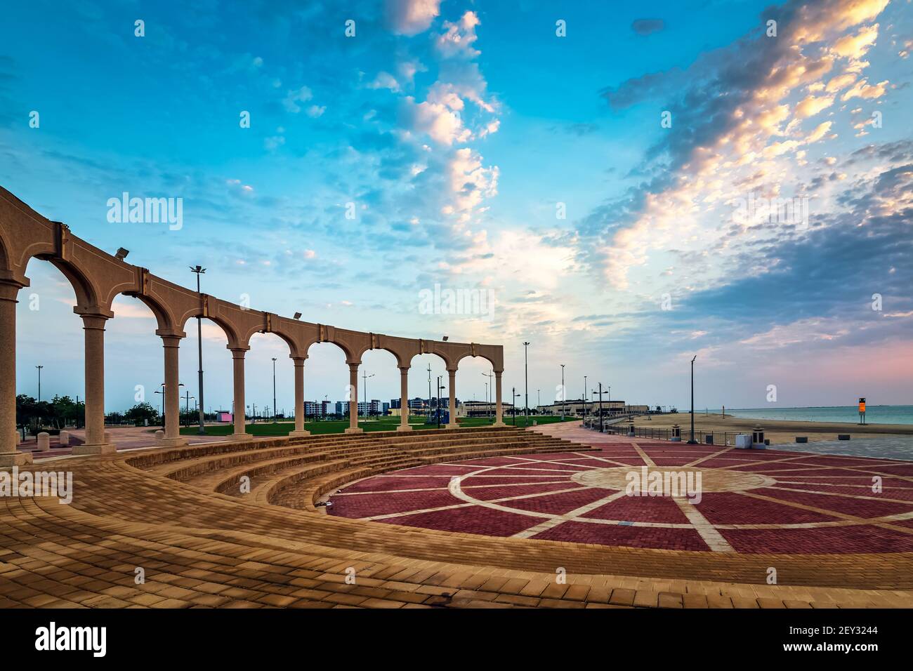 Morning view in Fanateer Beach - Al Jubail City,Saudi Arabia ...